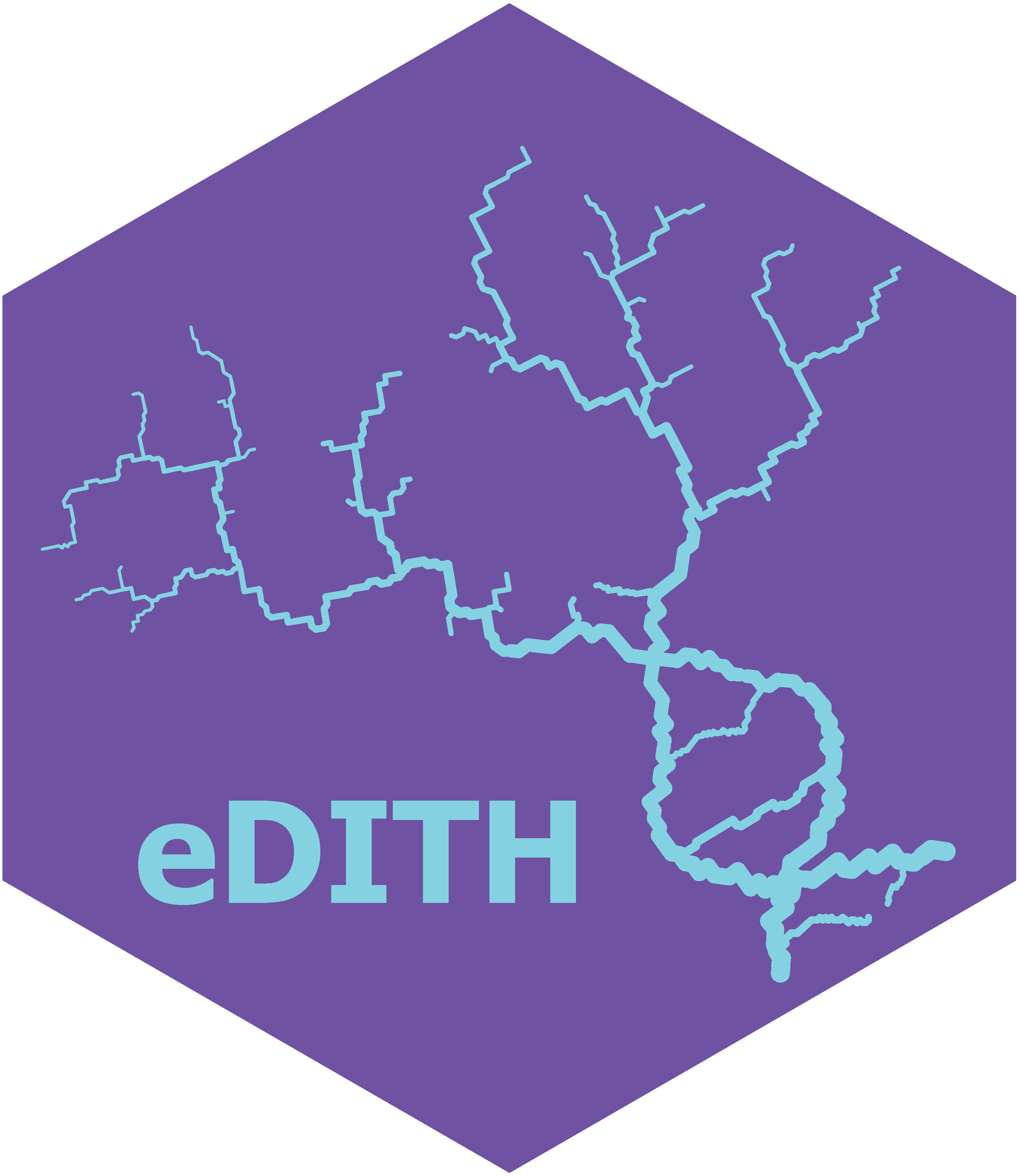 Model Transport of Environmental DNA in River Networks • eDITH